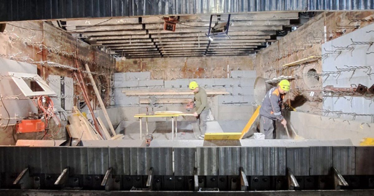 Calderys technology delivers faster furnace relining
